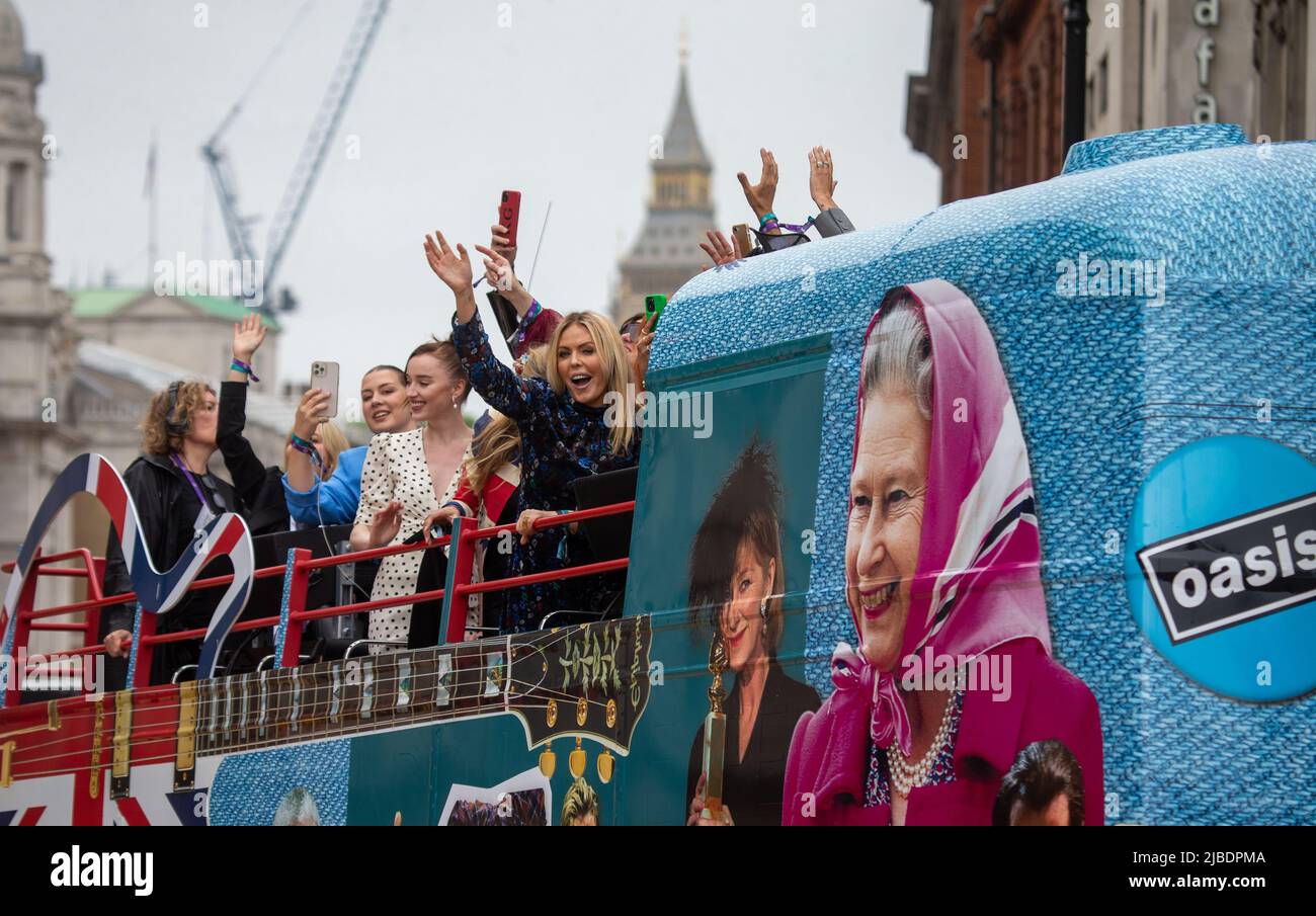 London, England, UK. 5th June, 2022. PATSY KENSIT is seen on a double ...