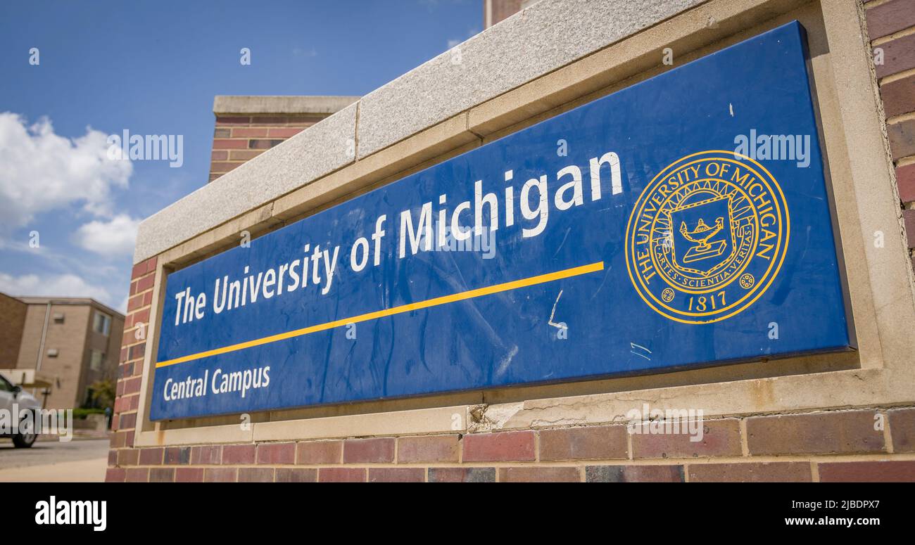 Ann Arbor, MI - May 27, 2022: University of Michigan Wolverines ...