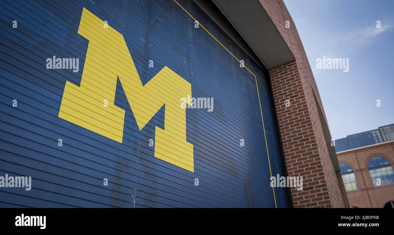 Ann Arbor, MI - May 27, 2022: University of Michigan Wolverines ...