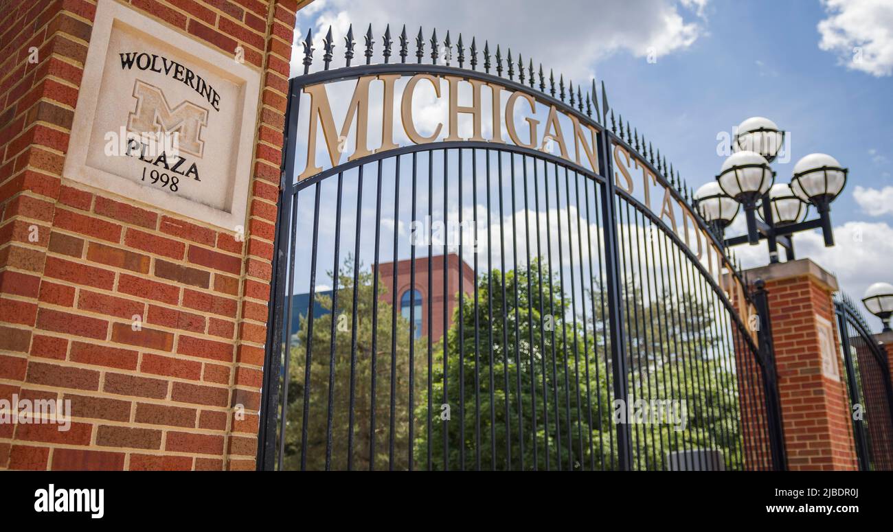Ann Arbor, MI - May 27, 2022: University of Michigan Wolverines ...