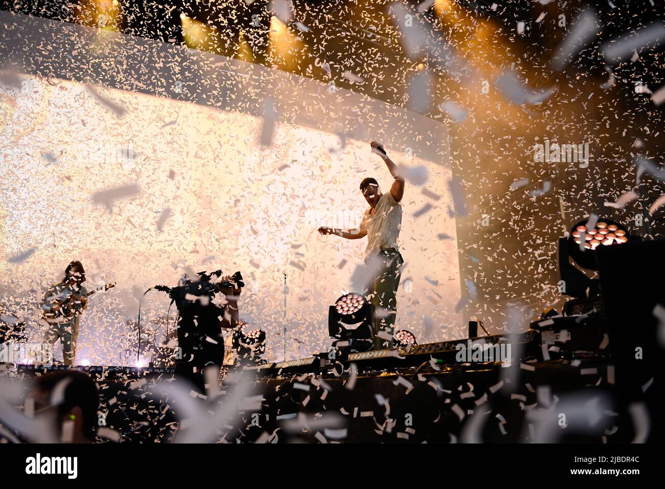 Prague, Czech Republic. 05th June, 2022. U.S. band Imagine Dragons ...