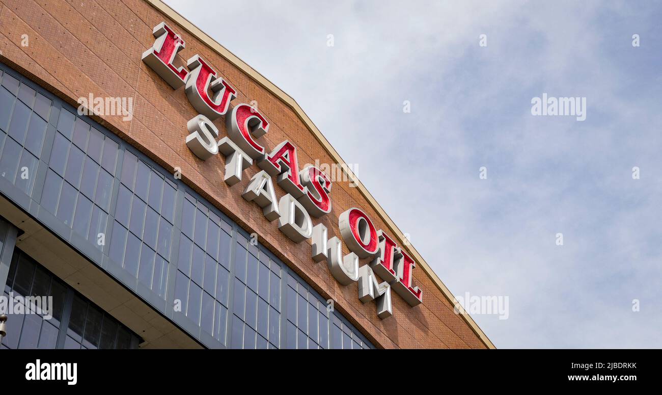 Indianapolis, IN - May 29, 2022: NFL Indianapolis Colts' Lucas Oil ...