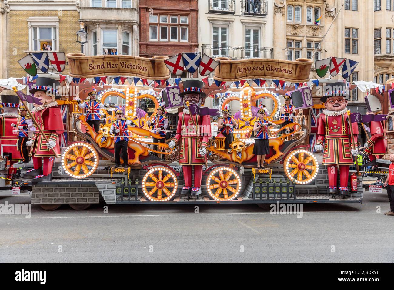 Platinum Jubilee Pageant, London, UK. 5th June 2022. The Platinum ...