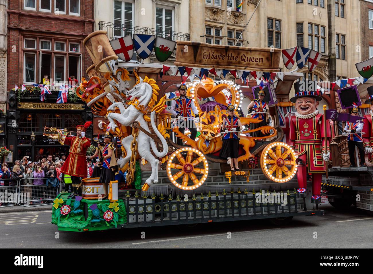 Platinum Jubilee Pageant, London, UK. 5th June 2022. The Platinum ...