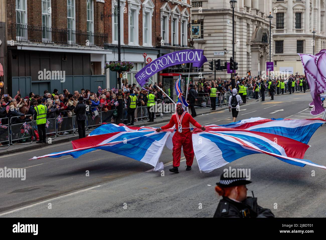 Platinum Jubilee Pageant, London, UK. 5th June 2022. The Platinum ...
