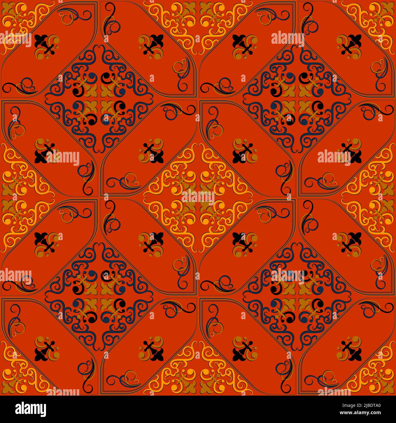 Seamless pattern multicolor in the Arabian style. Sample traditional ...