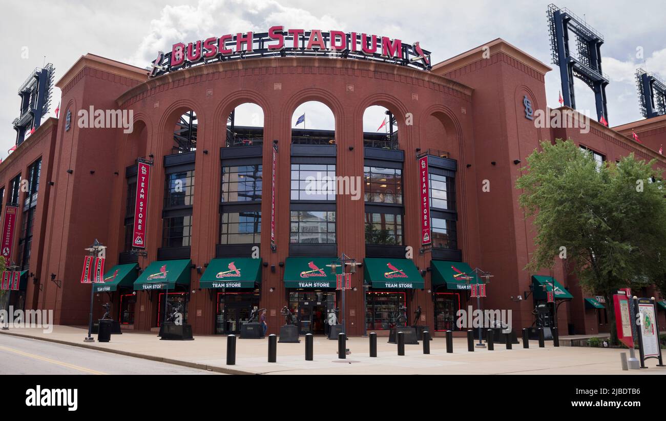 St. Louis, Missouri - May 29, 2022: St. Louis Cardinals' Busch Stadium ...