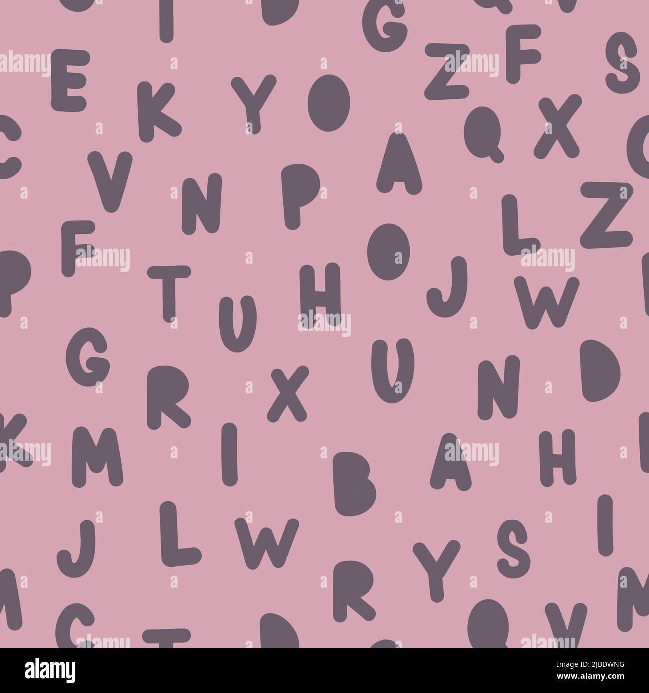 Scattered pattern of latin letters of the alphabet for printing and ...