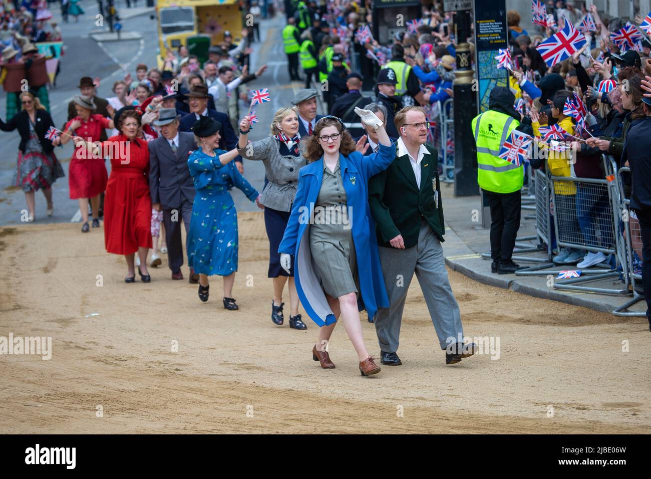 London union jack flag 1950's hi-res stock photography and images - Alamy