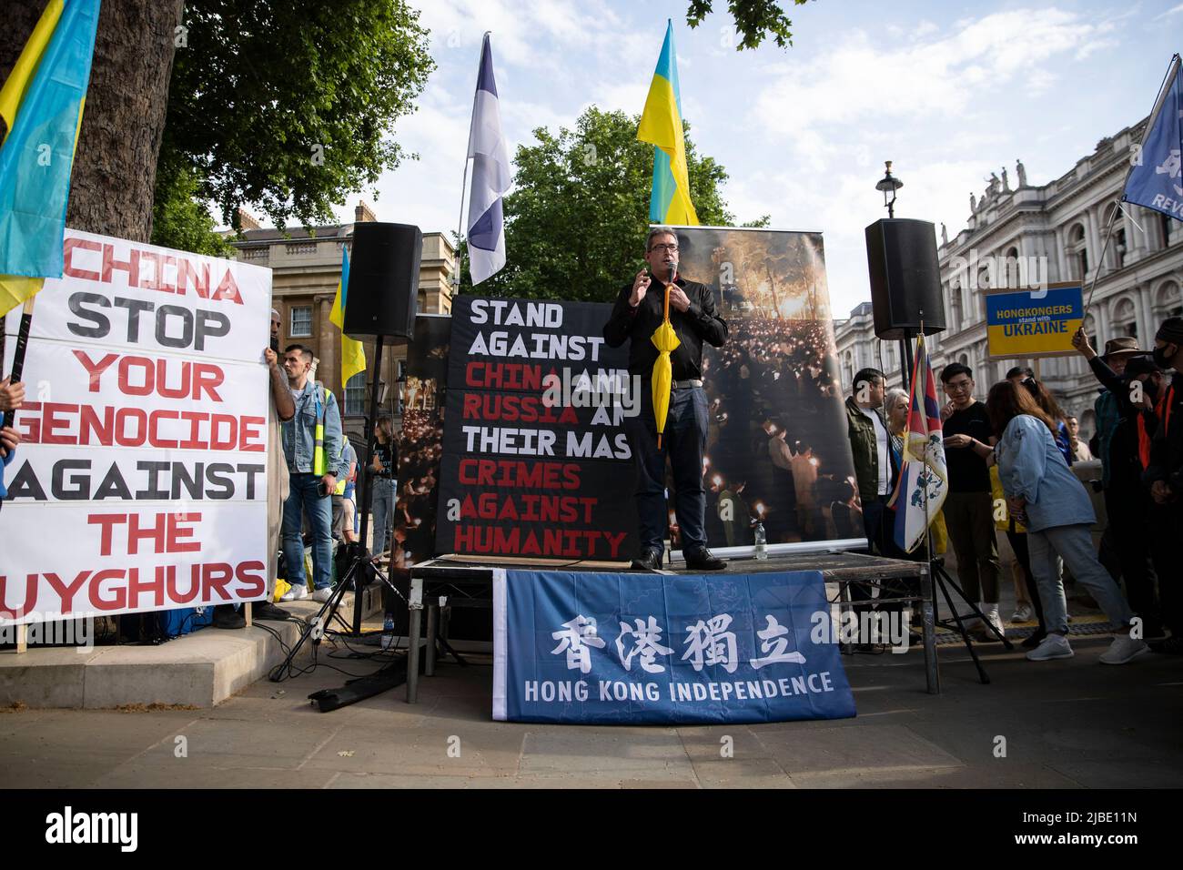 London, UK. 04th June, 2022. Benedict Rogers, the founder of Hong Kong ...