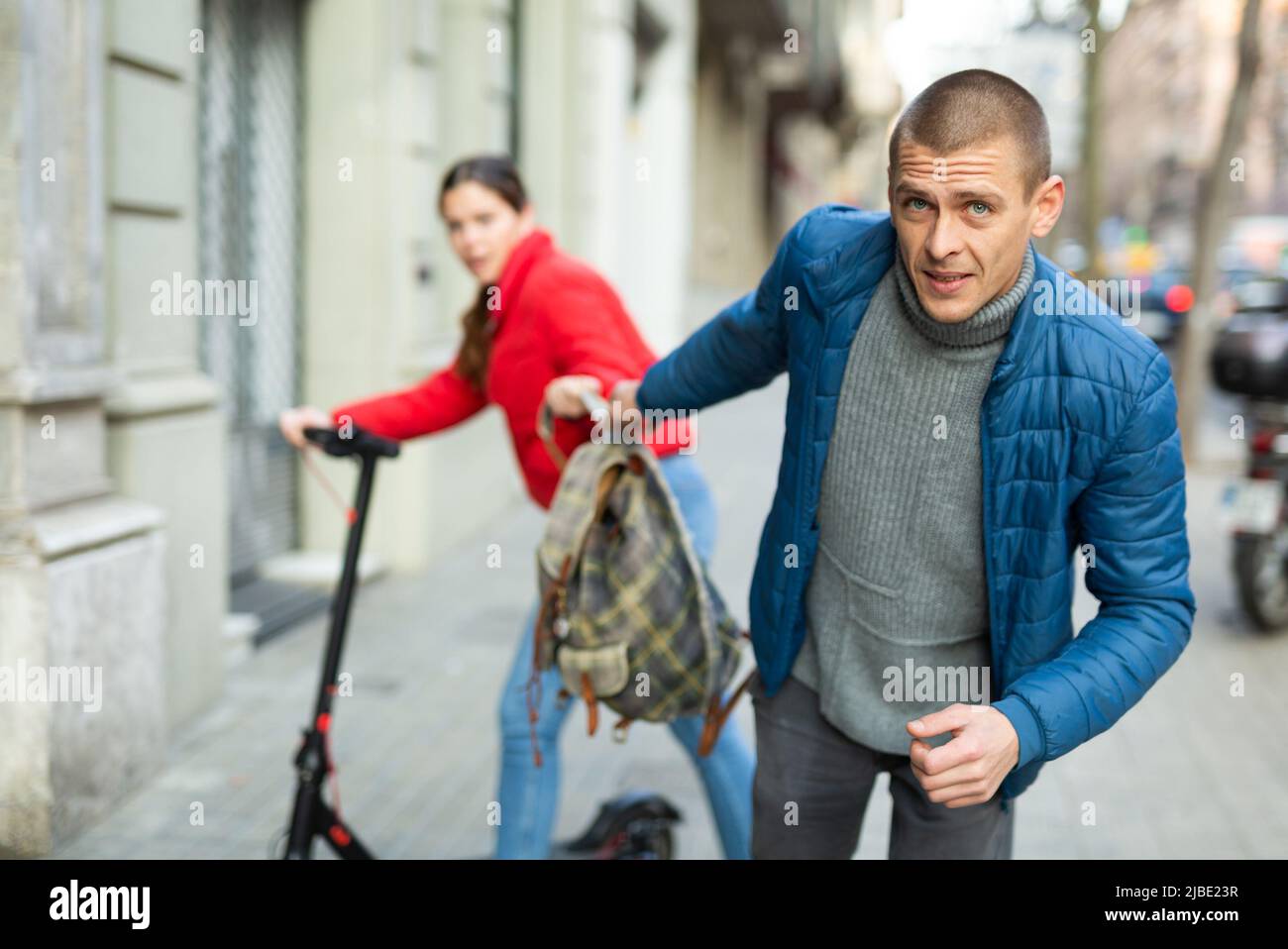 Man 30s angry street hi-res stock photography and images - Alamy