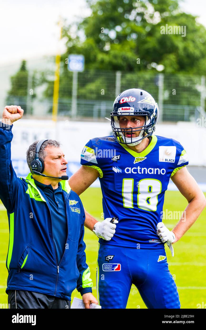 Stuttgart, Germany, 05.June.2022 Martin Hanselmann / Head Coach ...