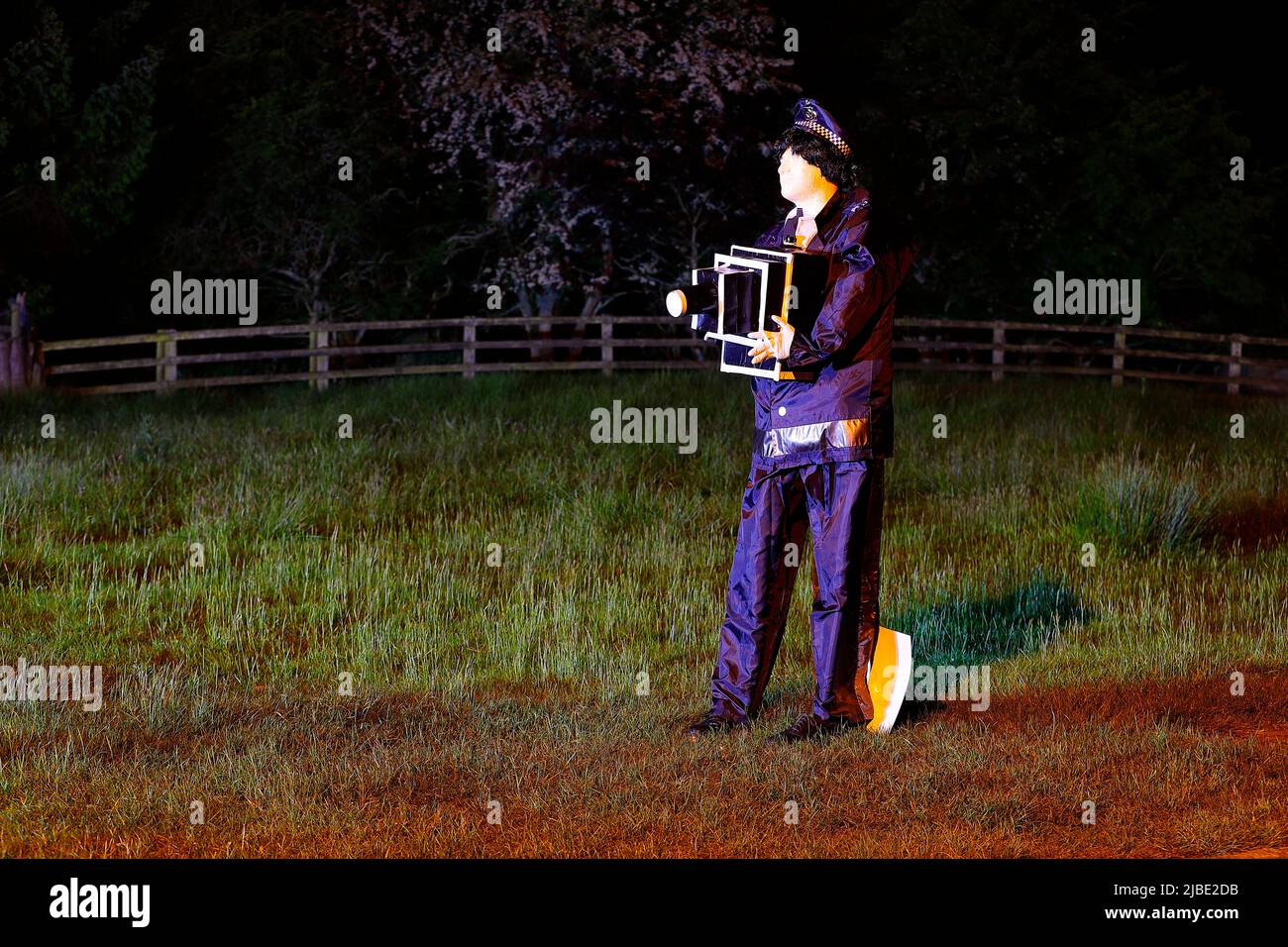 Immitation speed trap hi-res stock photography and images - Alamy