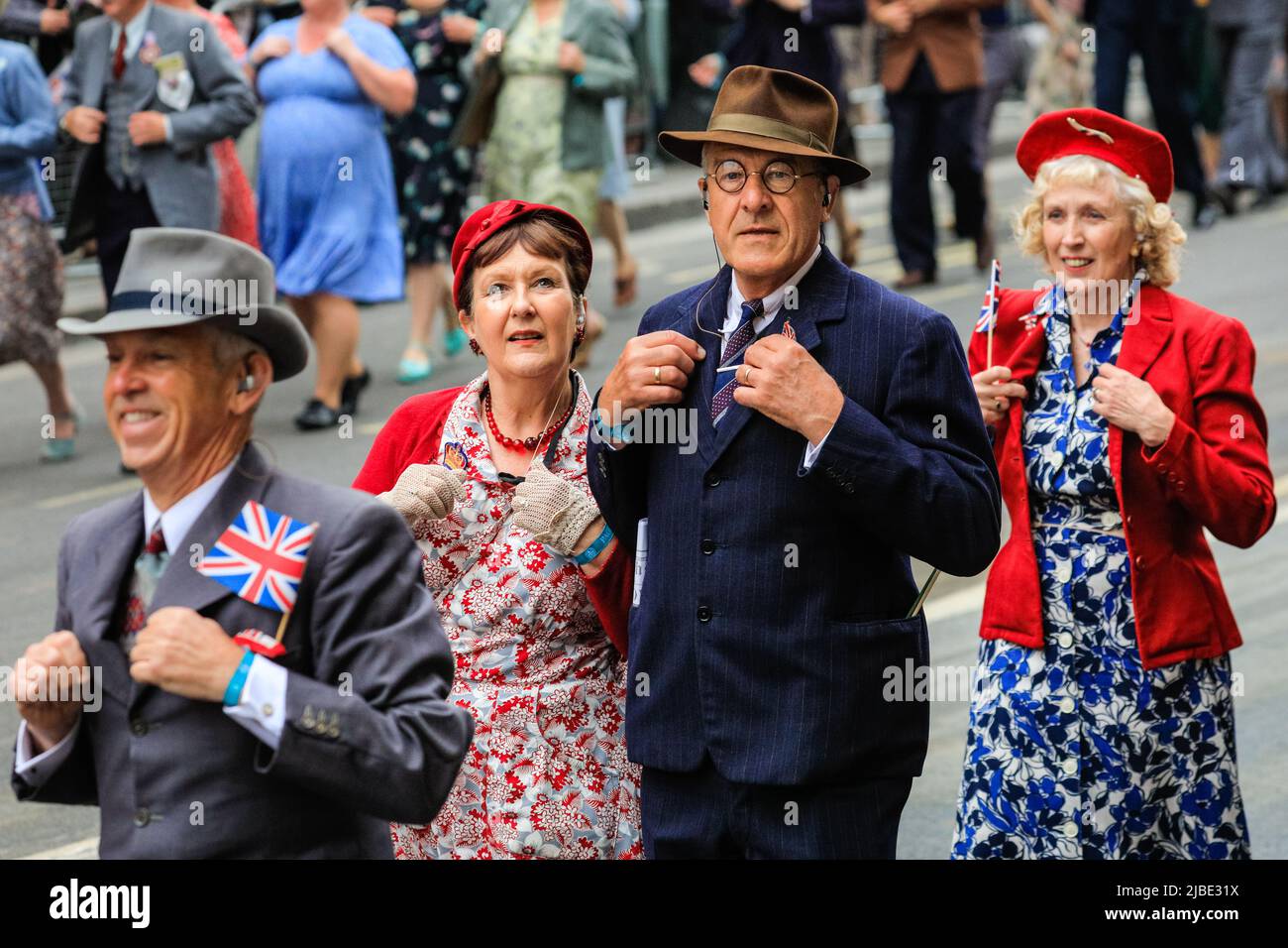 London, UK. 05th June, 2022. Historic costumes through the decades of ...