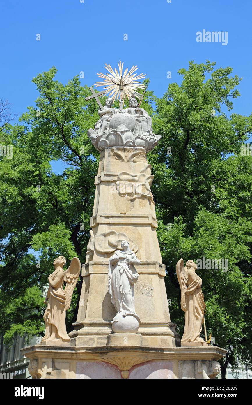 Monument of the Holy Trinity at Subotica in Serbia Stock Photo - Alamy