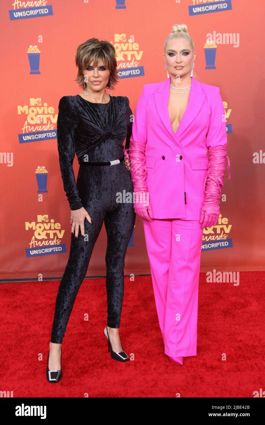 Lisa Rinna, Erika Jayne attends the 2022 MTV MOVIE & TV AWARDS ...