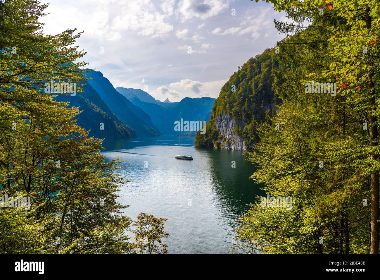 Schoenau am Koenigssee, Konigsee, Bavaria, Germany Stock Photo - Alamy