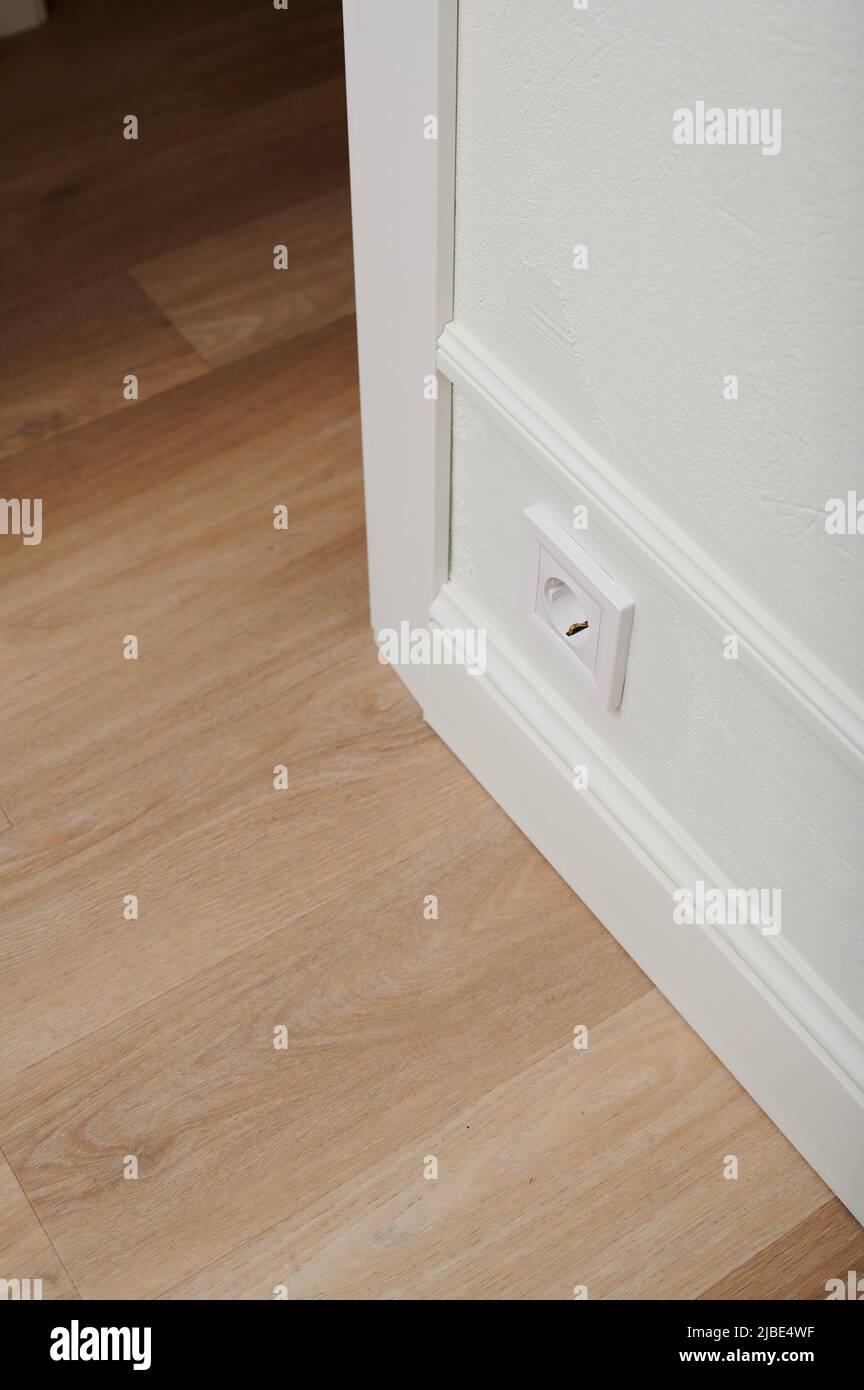 electric sockets located closer to the floor for connection to ...