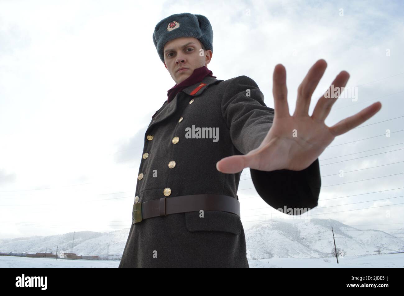 Russian army soldier hi-res stock photography and images - Alamy