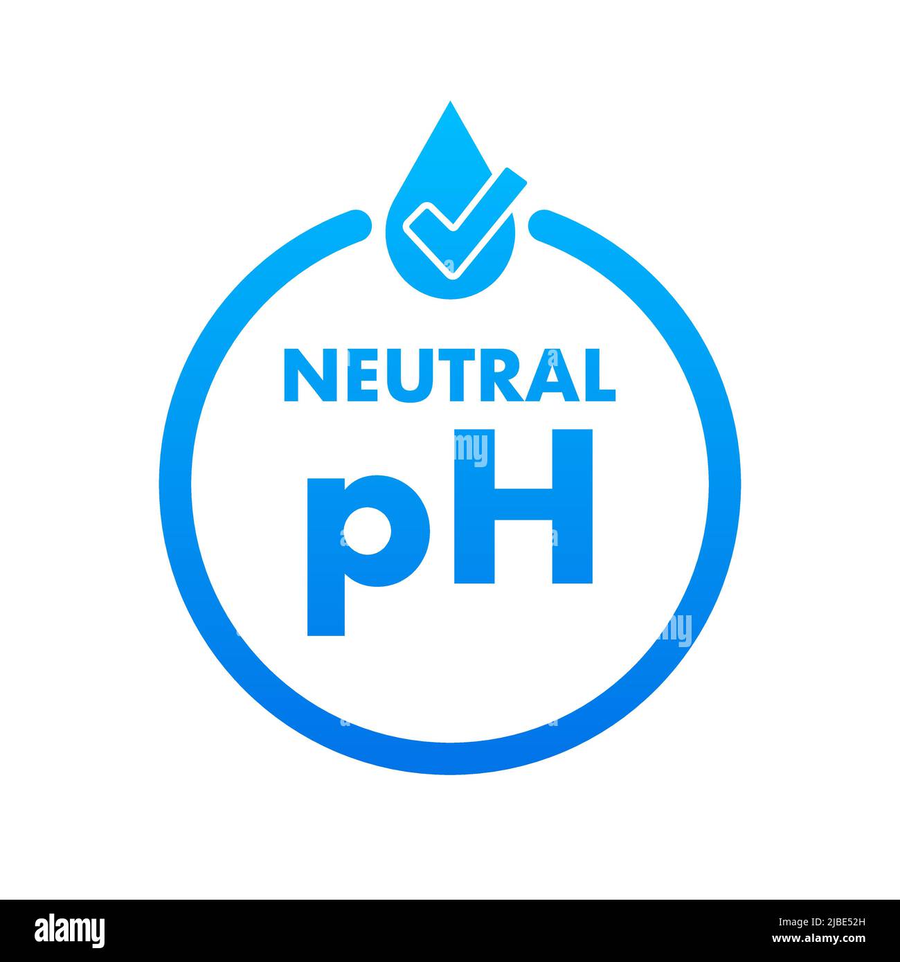 Ph value icon neutral Cut Out Stock Images & Pictures - Alamy