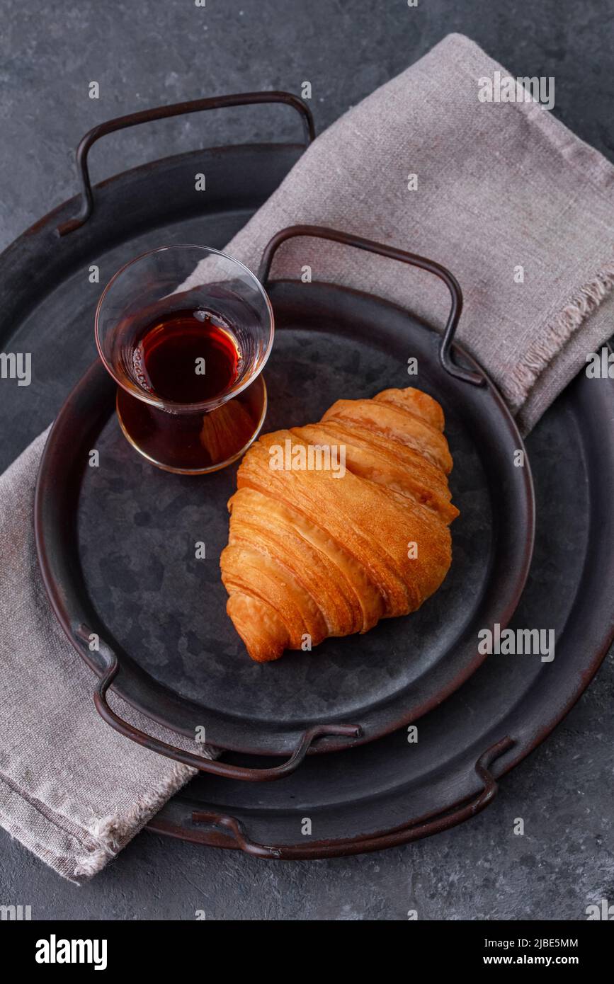 Croissant banner hi-res stock photography and images - Alamy