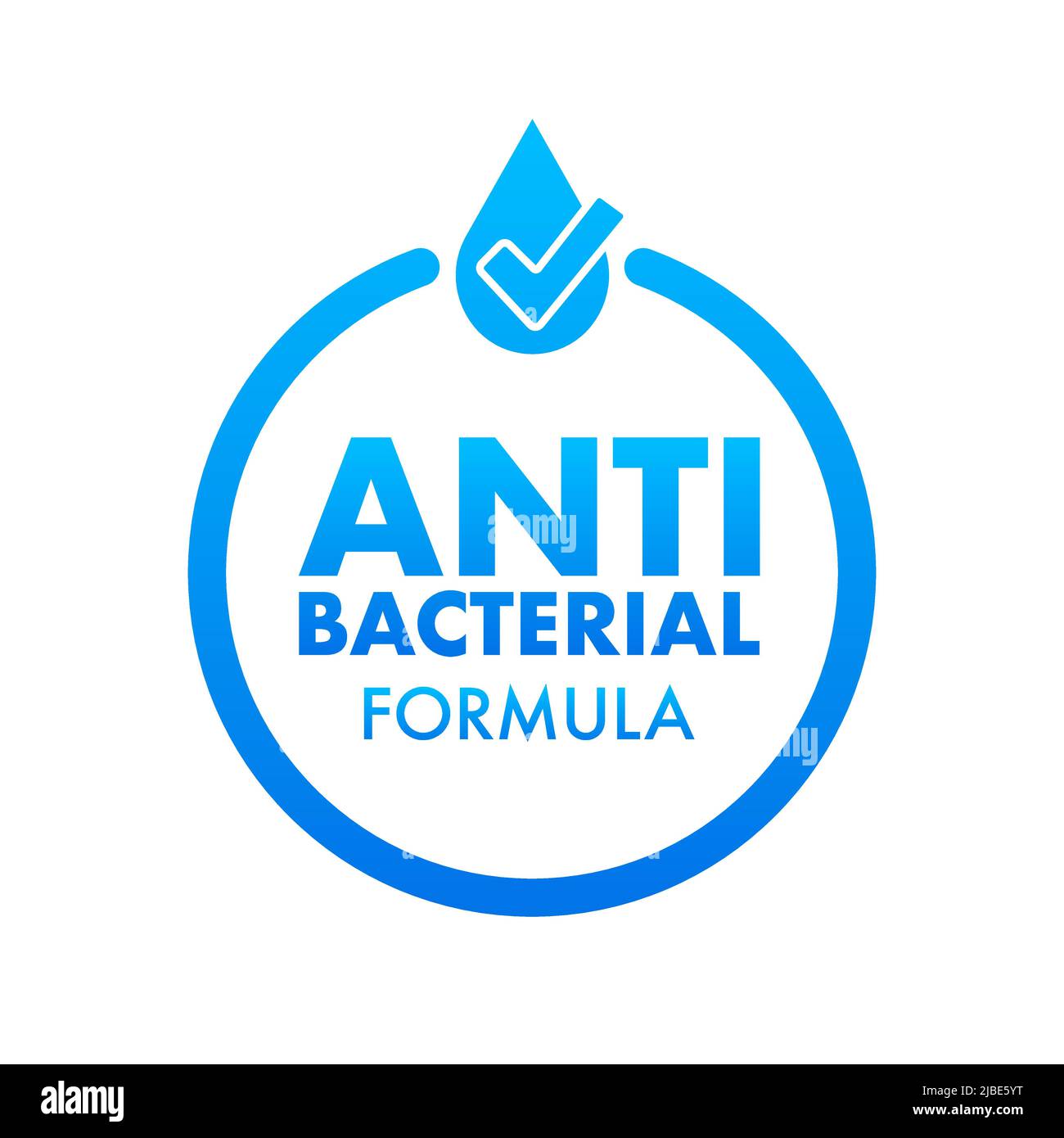 Anti bacterial and virus solution. 3d shield icon. White background ...