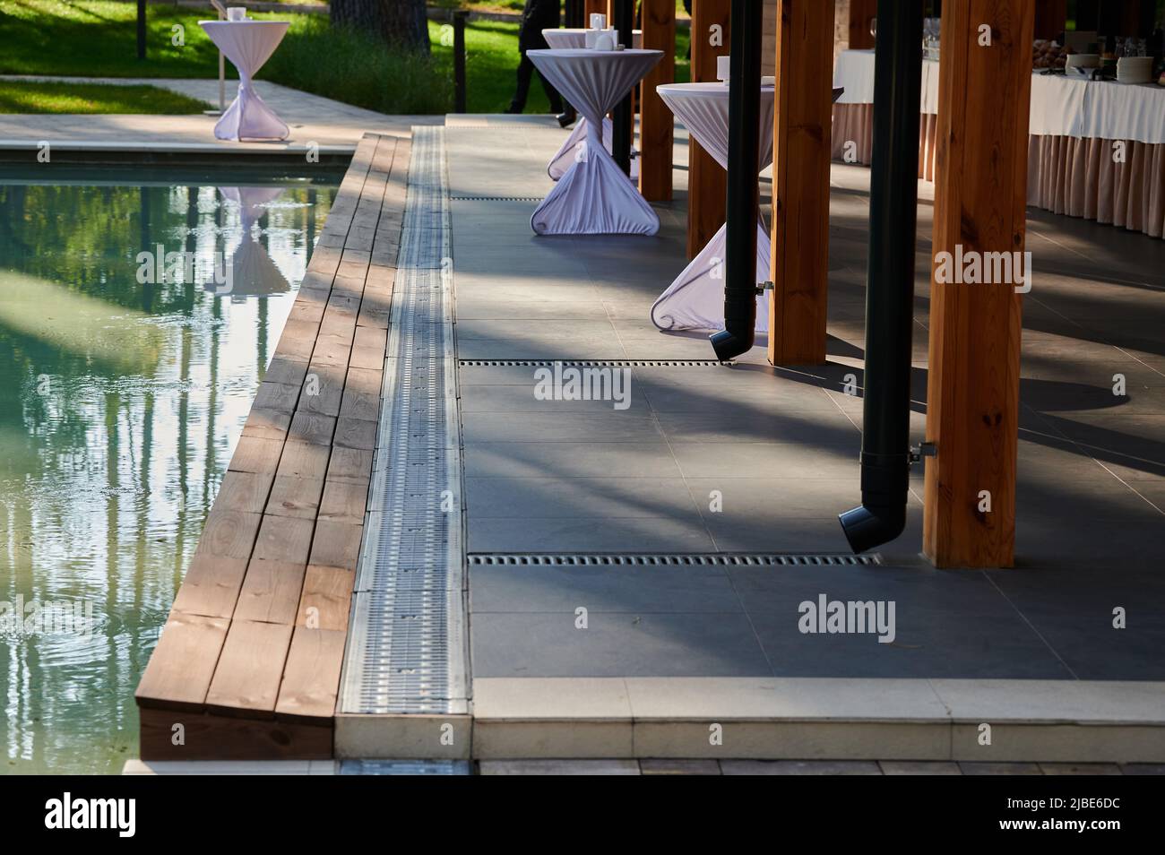 commercial outdoor paving ceramic tile wood paving gutters and swimming ...