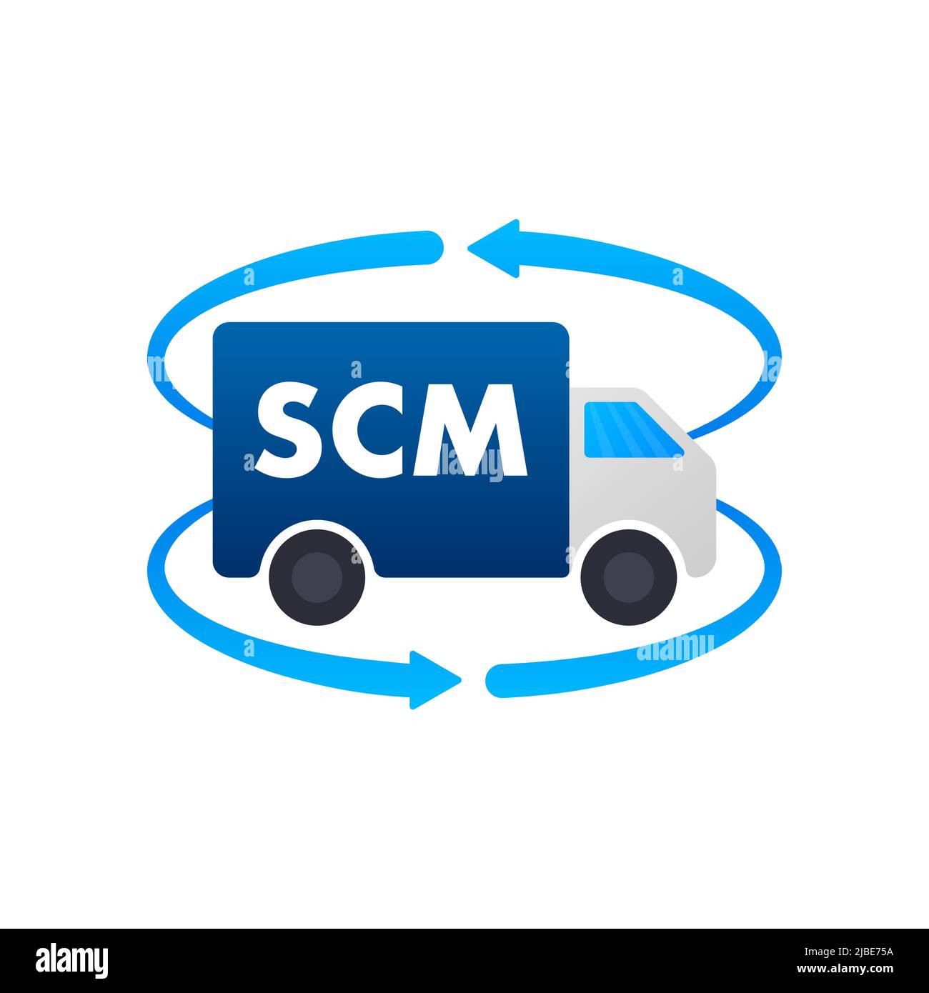 Scm icon. Simple creative element. Icon with scm Stock Vector Image ...