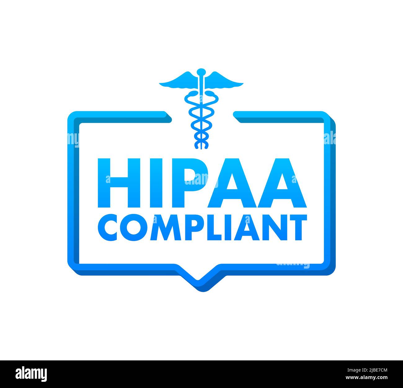 Hipaa compliant. Checkmark icon. Vector design. Logo symbol. Vector ...