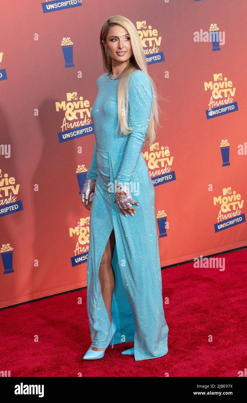 02 June 2022 - Santa Monica, California - Paris Hilton. 2022 MTV Movie ...
