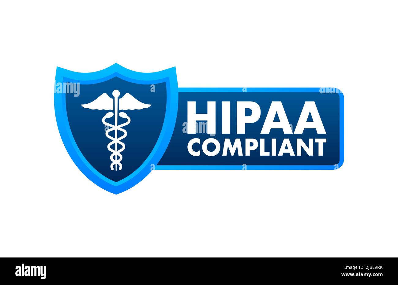Hipaa compliant. Checkmark icon. Vector design. Logo symbol. Vector ...