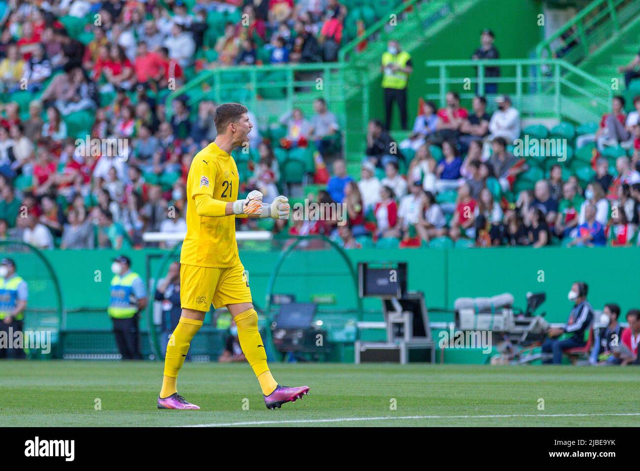 June 05, 2022. Lisbon, Portugal. Switzerland's and Borussia Dortmund ...