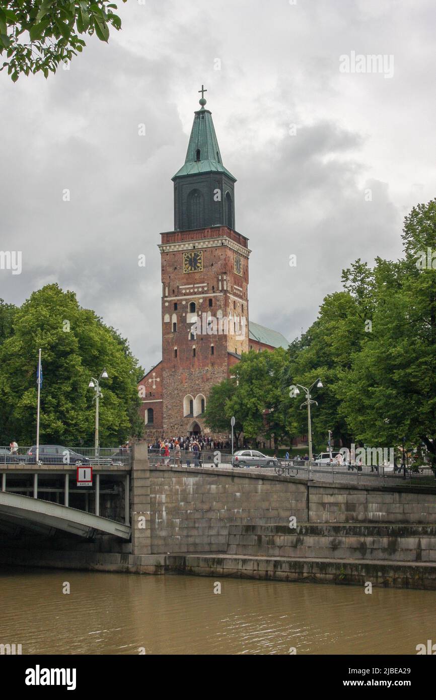 Front facade turku cathedral hi-res stock photography and images - Alamy