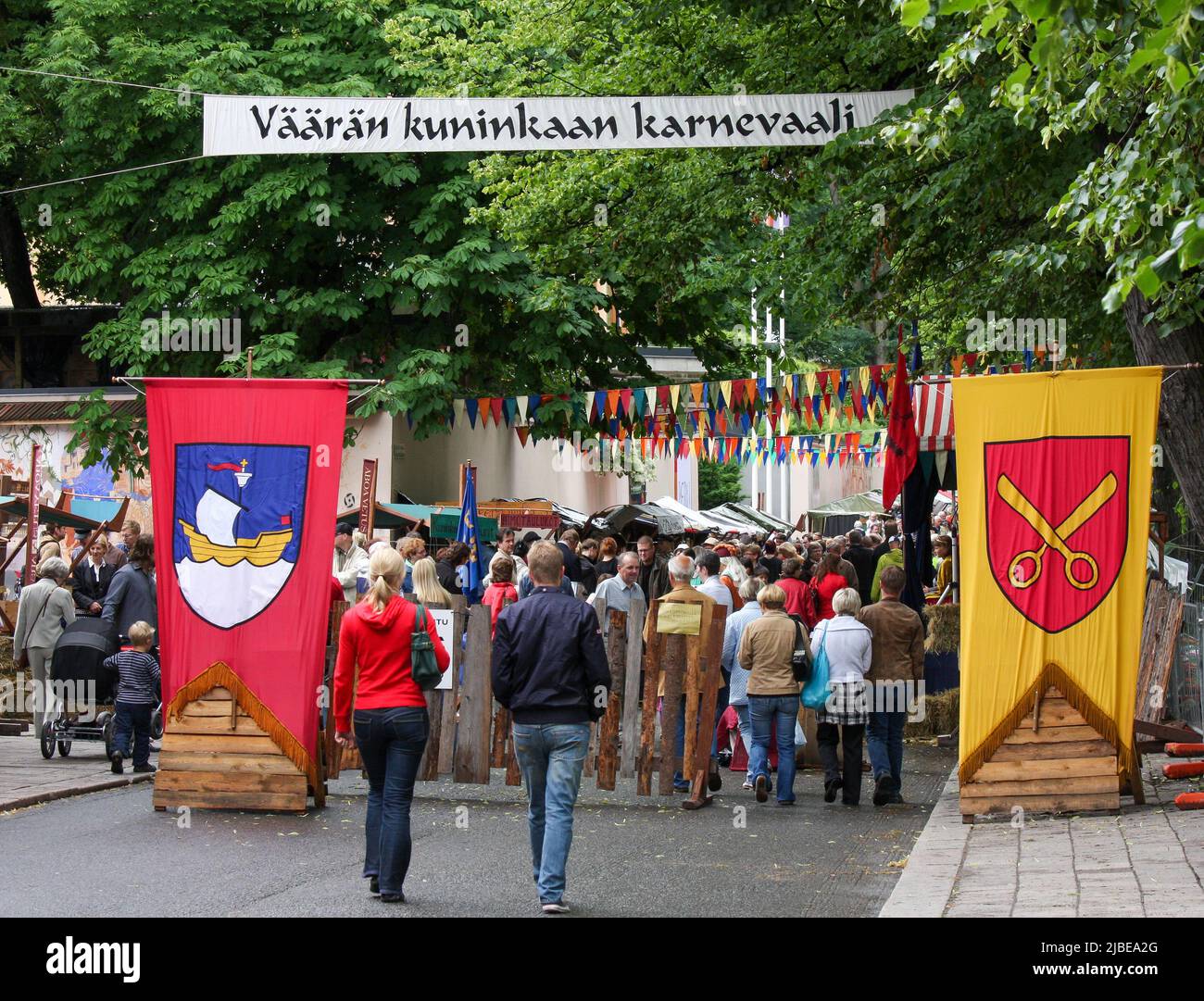 The Medieval Market in Turku Finland Stock Photo - Alamy