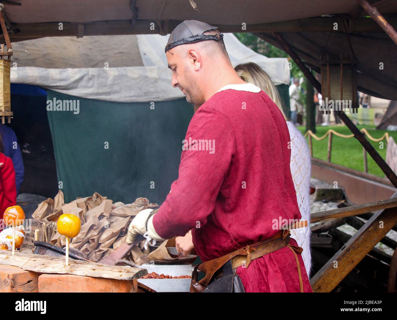 The Medieval Market in Turku Finland Stock Photo - Alamy
