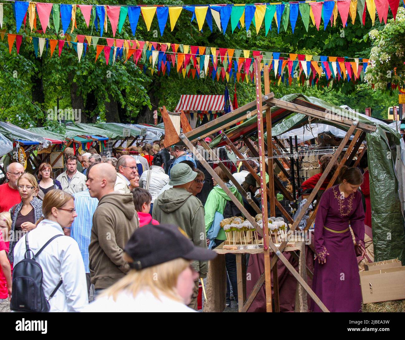 The Medieval Market in Turku Finland Stock Photo - Alamy
