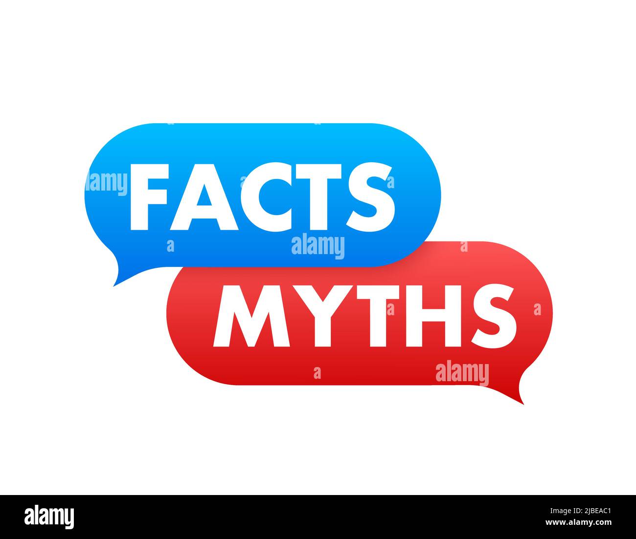 Myths facts. Facts, great design for any purposes. Vector stock ...
