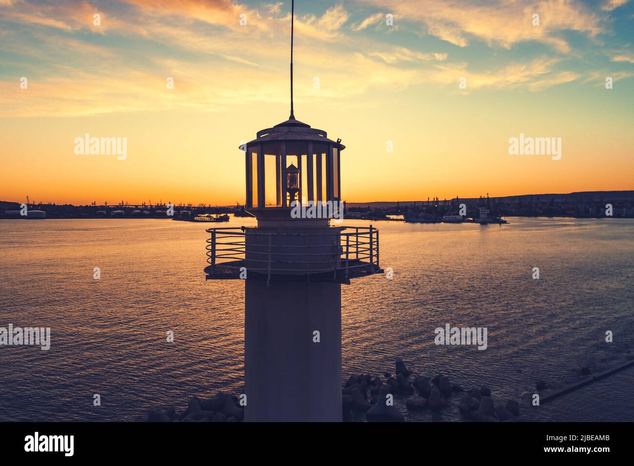 Aerial view of lighthouse hi-res stock photography and images - Alamy