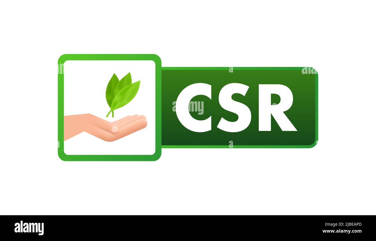 Flat csr for concept design. Flat vector illustration isolated ...