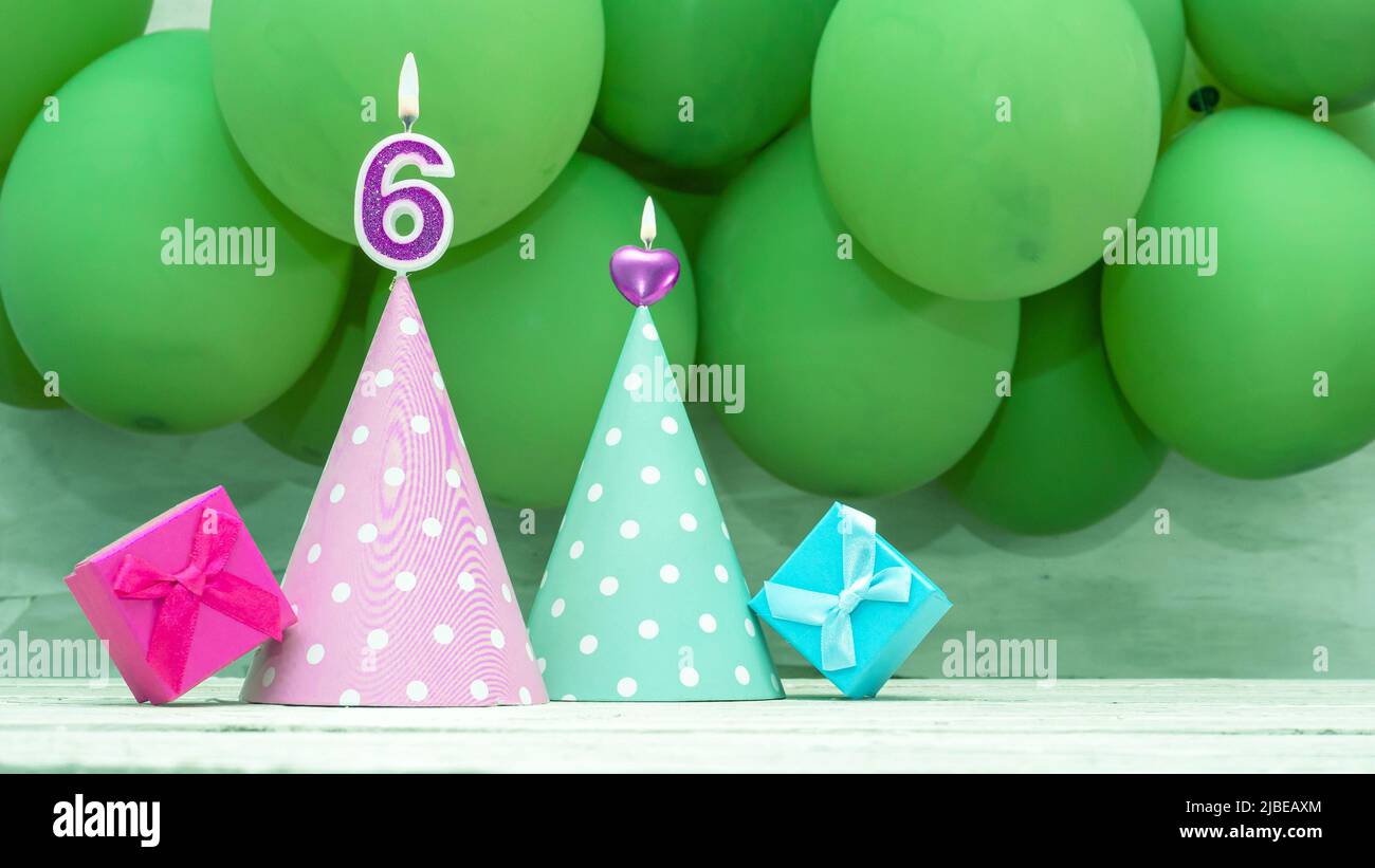 Birthday number, a beautiful card with balloons and numbers from ...