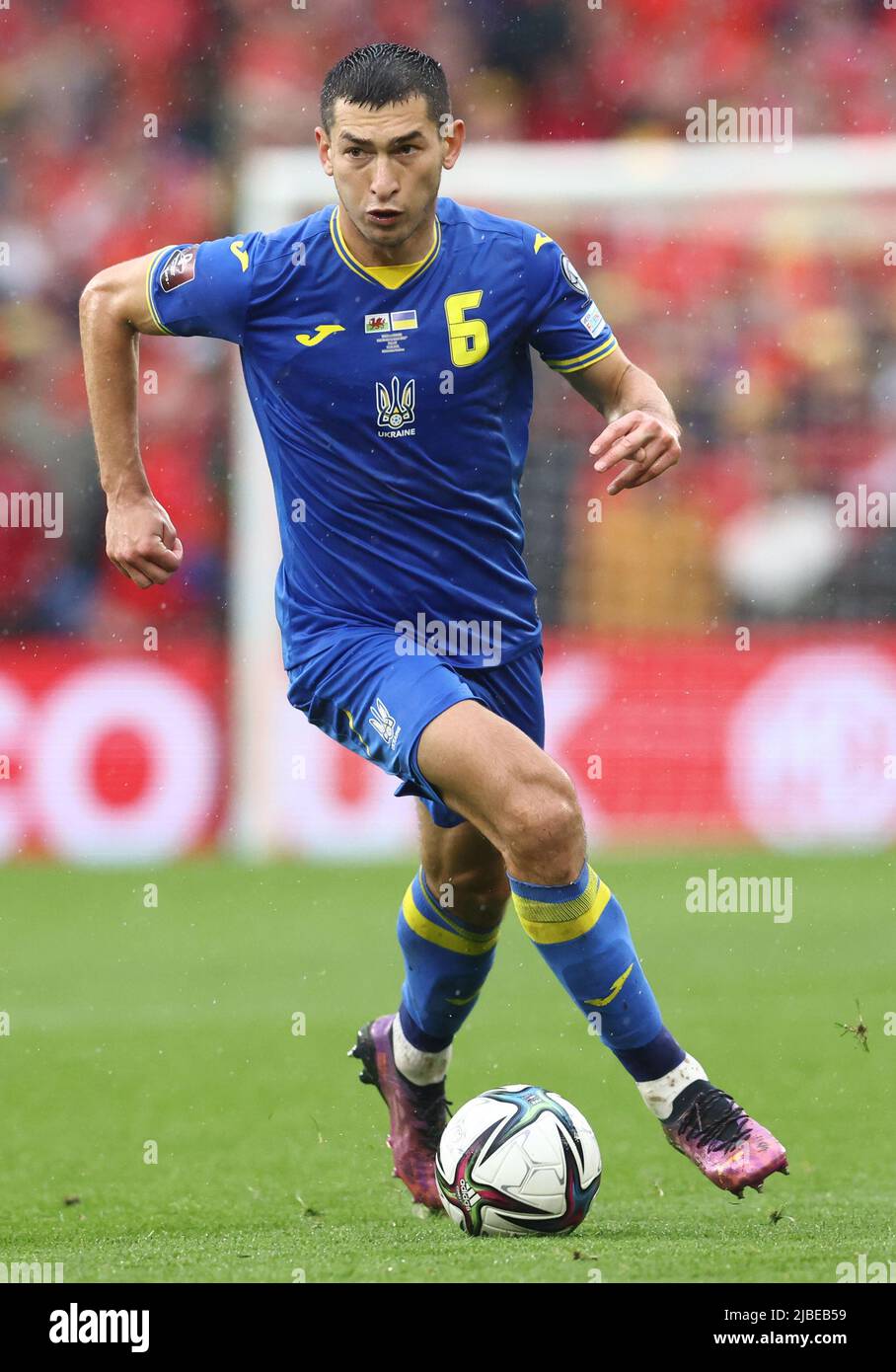 Cardiff, Wales, 5th June 2022. Taras Stepanenko of Ukraine during the ...