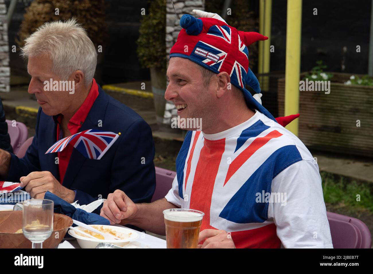 Cookham, Berkshire, UK. 5th June, 2022. Residents and their families ...