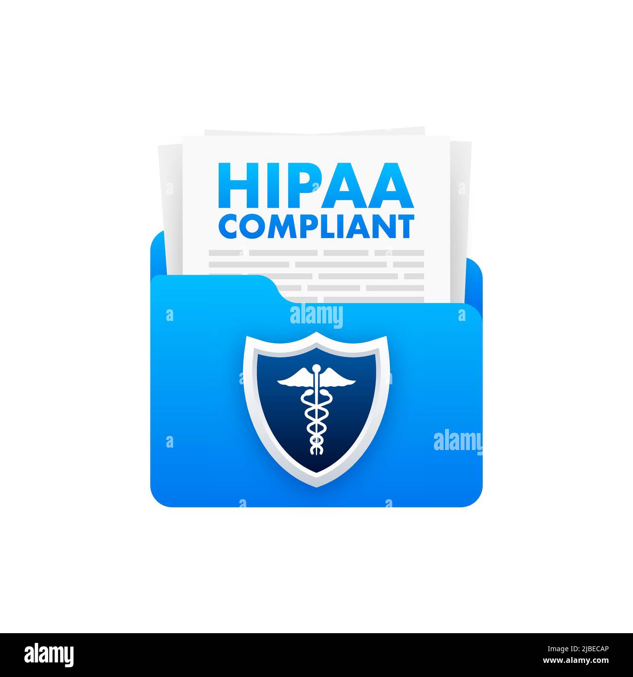 Hipaa compliant. Checkmark icon. Vector design. Logo symbol Stock ...