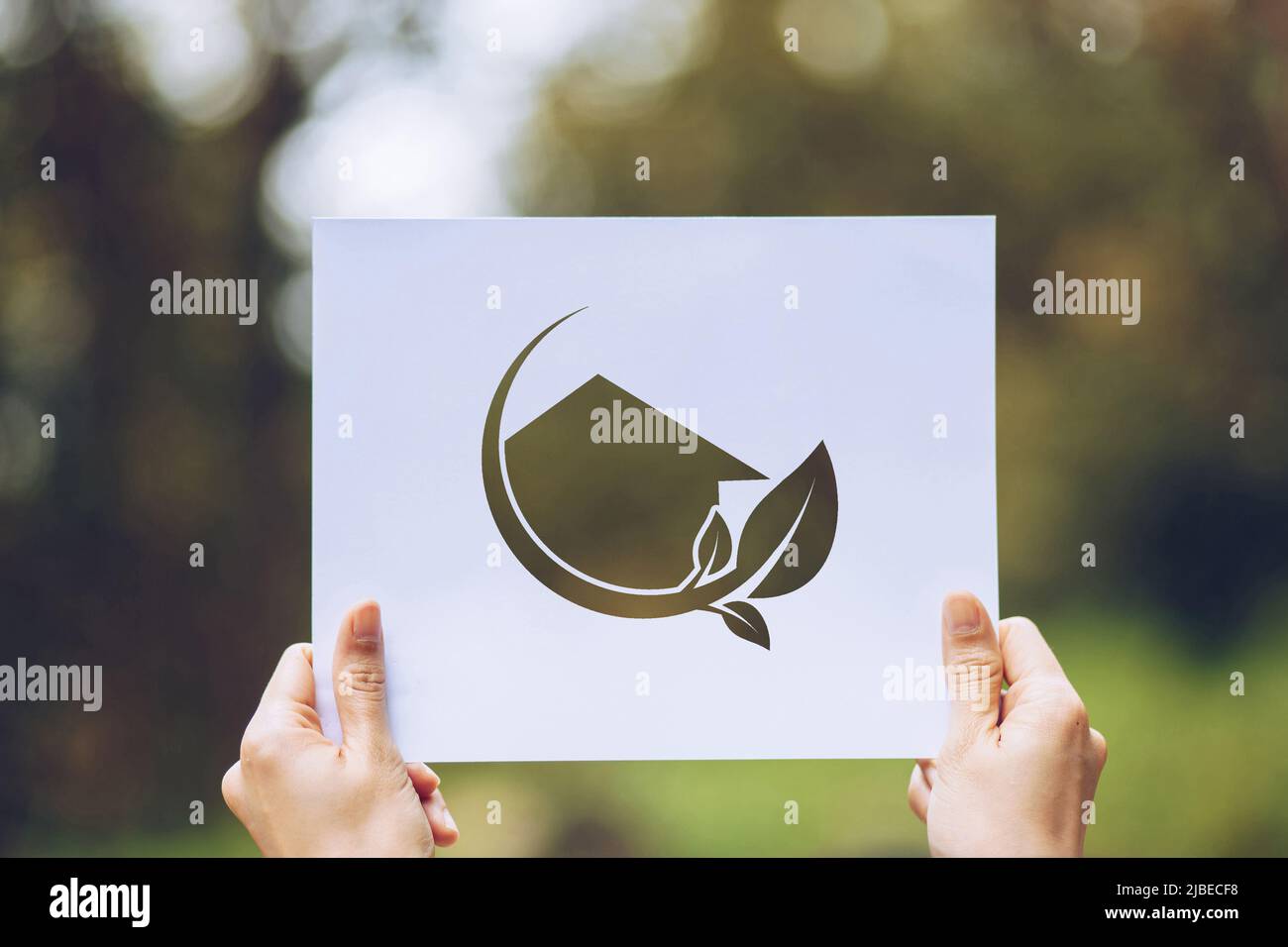 save world ecology concept environmental conservation with hands ...