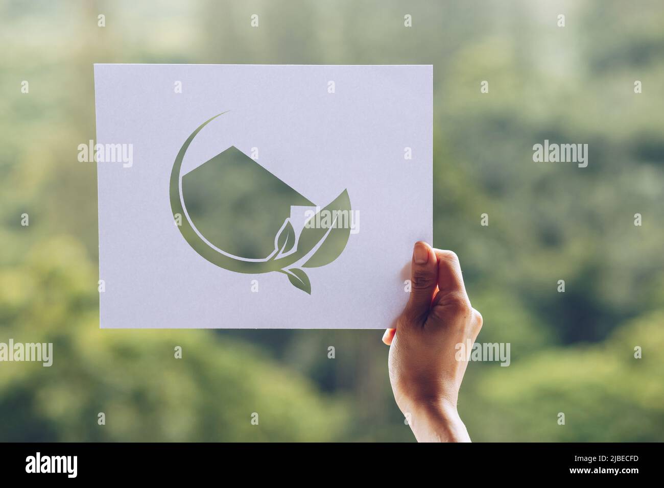 save world ecology concept environmental conservation with hands ...