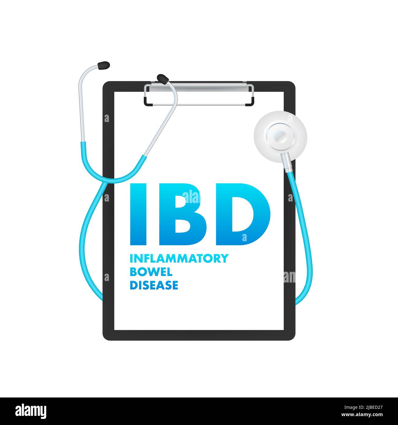 PINFLAMMATORY BOWEL DISEASE. Abstract with blue inflammatory bowel ...