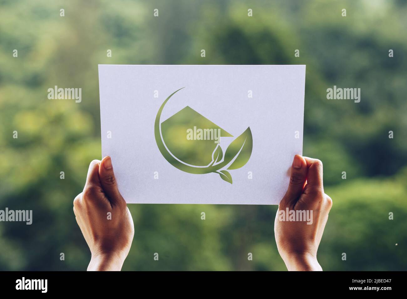 save world ecology concept environmental conservation with hands ...
