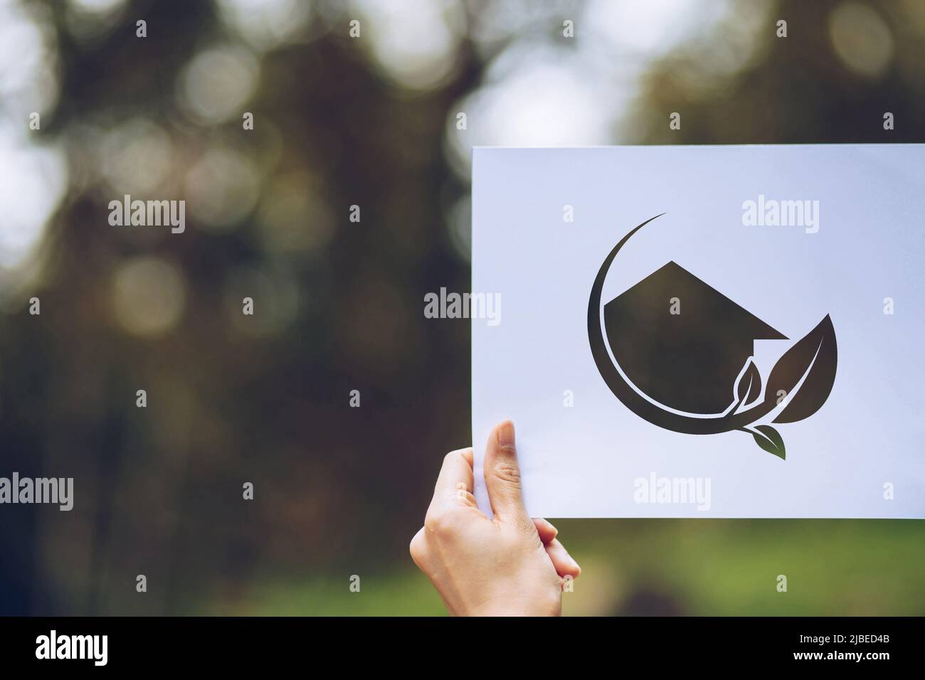 save world ecology concept environmental conservation with hands ...