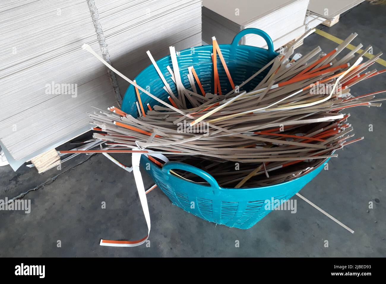 Scrap paper,Waste carton Stock Photo - Alamy