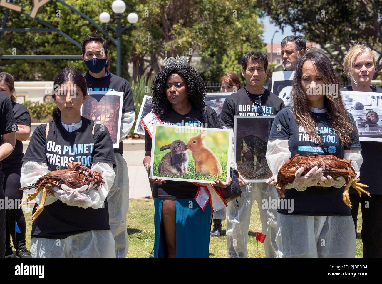 Beverly Hills, California, USA. 05th June, 2022. Animal rights ...